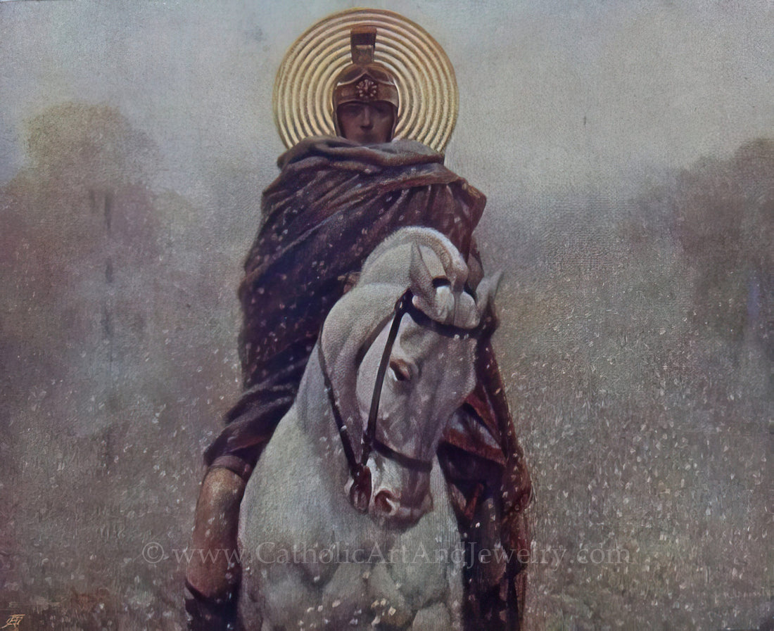 St. Martin of Tours – Piotr Stachiewicz – Catholic Art Print – Catholi ...