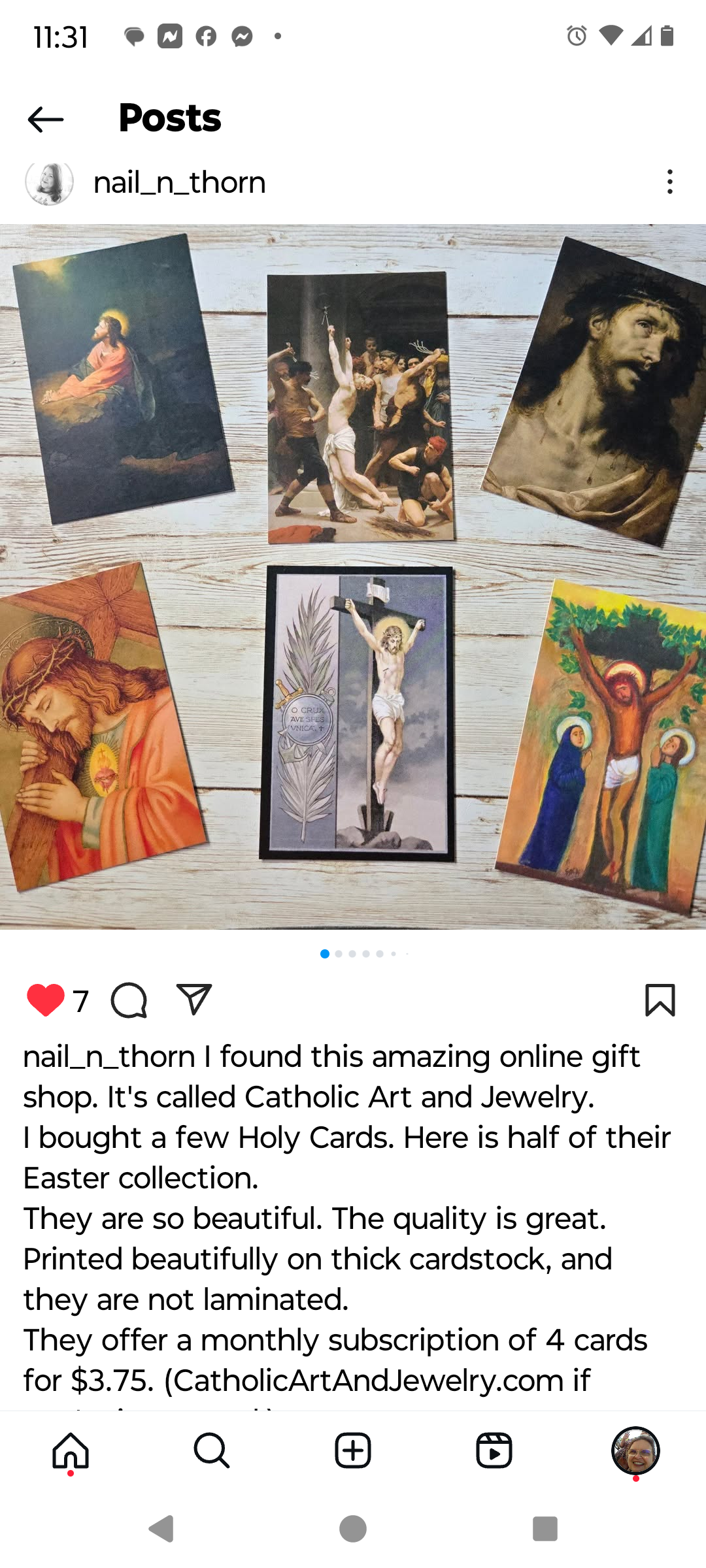 Vintage Holy Cards of the Month Series -- 4 New Cards Each Month -- On ...
