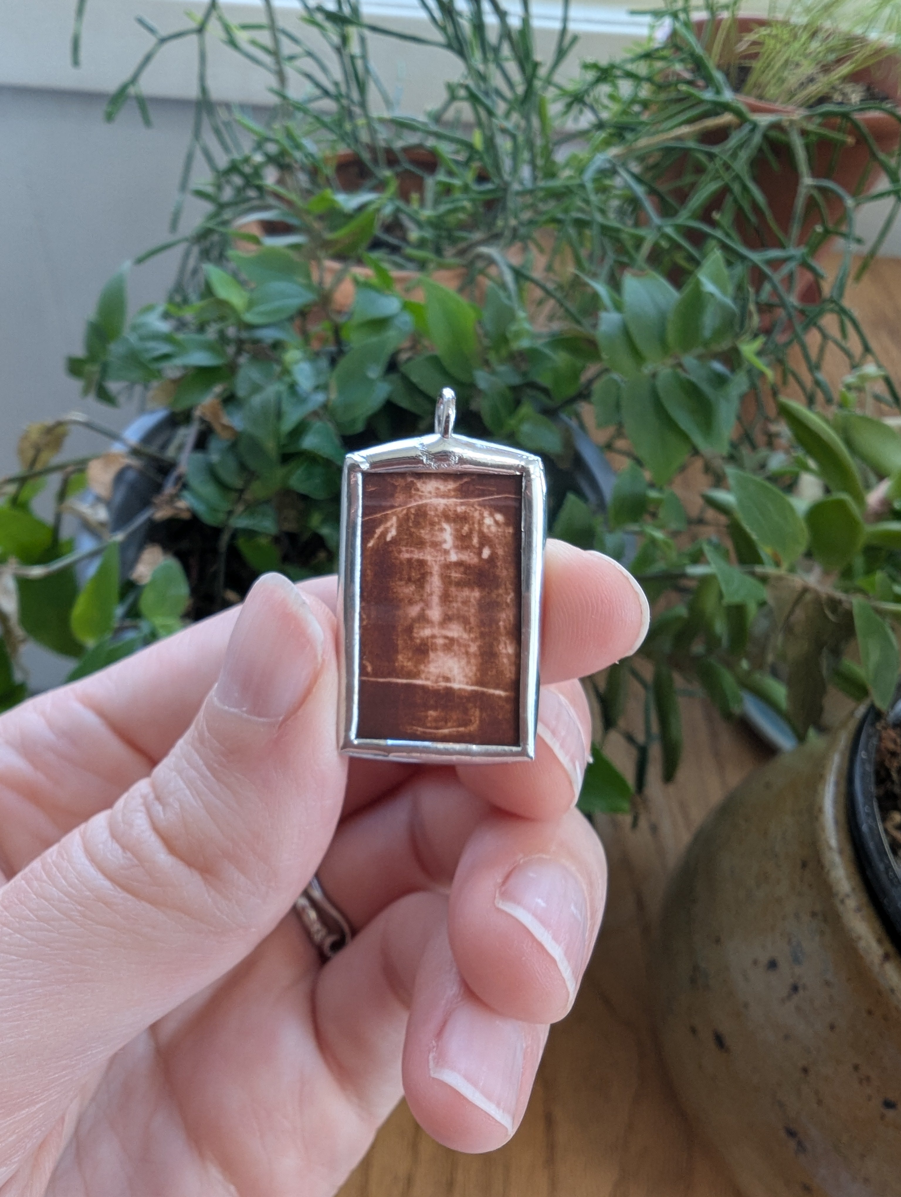 Holy Face Custom Pendant – Catholic Art and Jewelry