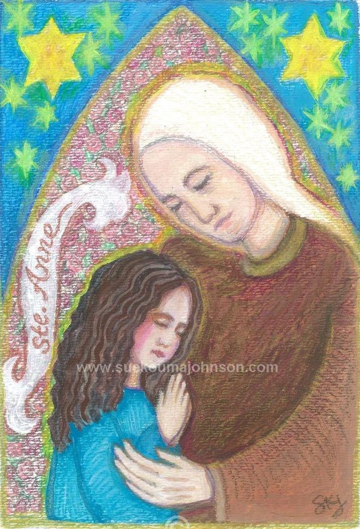 Anne Art Print – Catholic Art and Jewelry