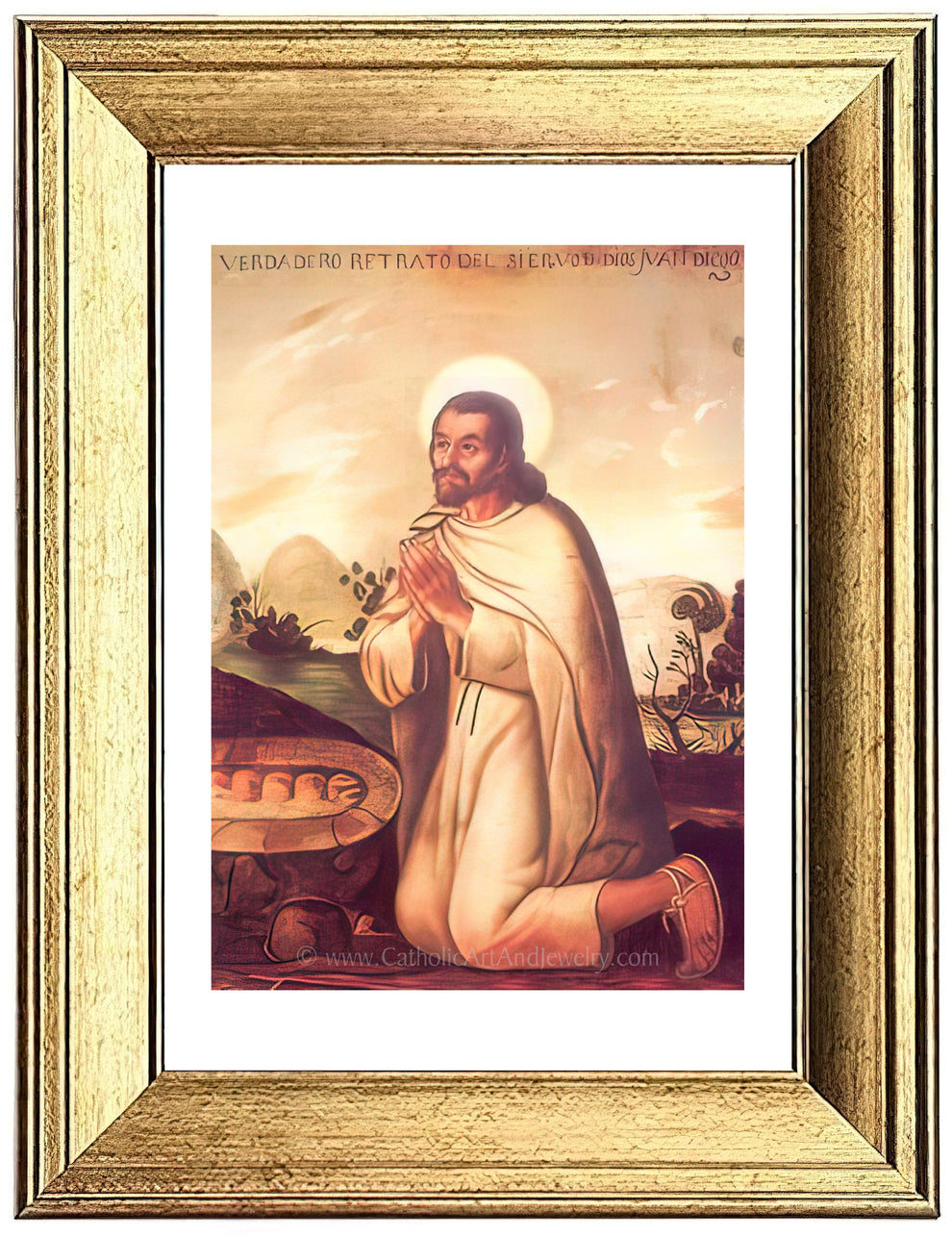 St. Juan Diego – by Miguel Cabrera – Catholic Art Print – Catholic Art ...
