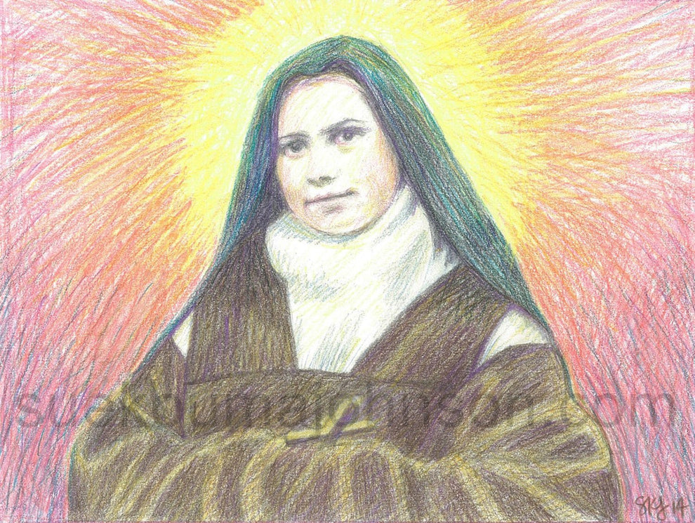 Elizabeth of the Trinity Art Print – Catholic Art and Jewelry