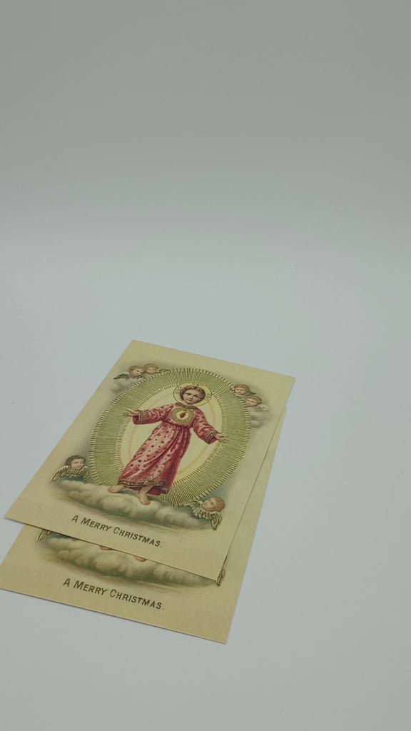 Christmas Holy Cards – Set of 48 Restored Vintage Holy Cards (2x24 ...