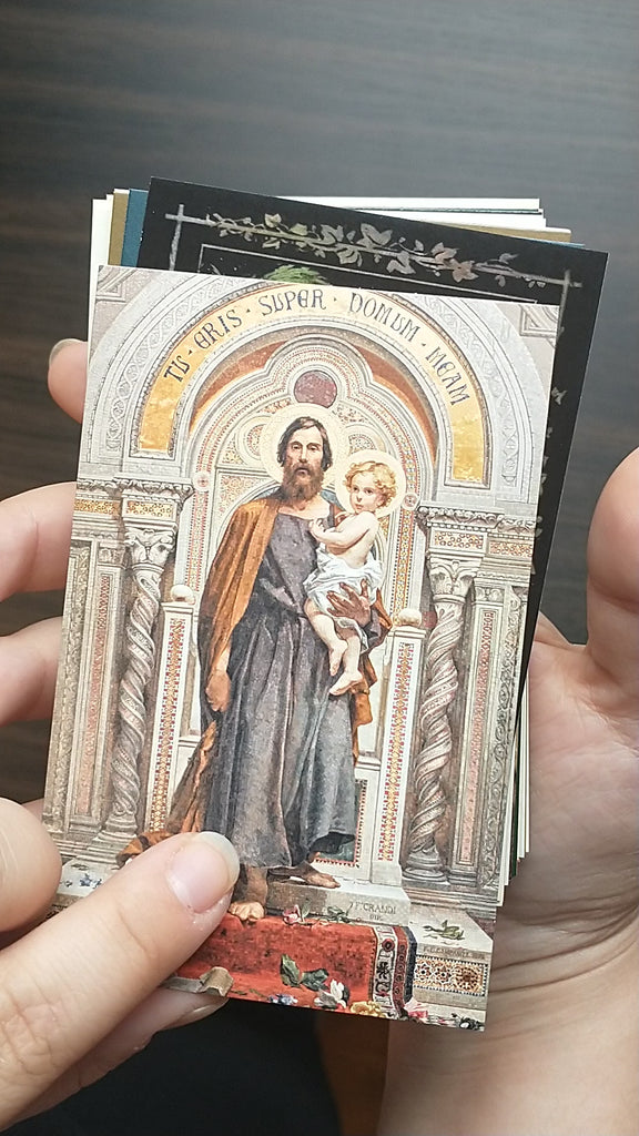 Variety Pack #1 – 50 Restored Vintage Holy Cards – Beautiful and Inspi ...