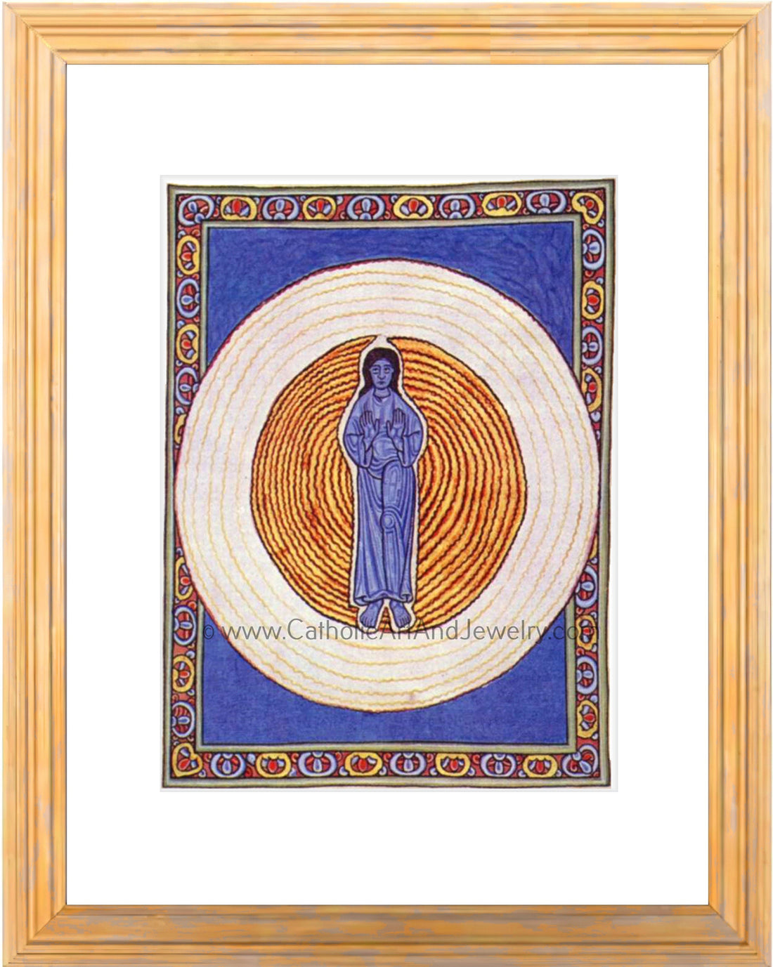 Hildegard of Bingen's Art: The True Trinity in True Unity – 3 sizes ...