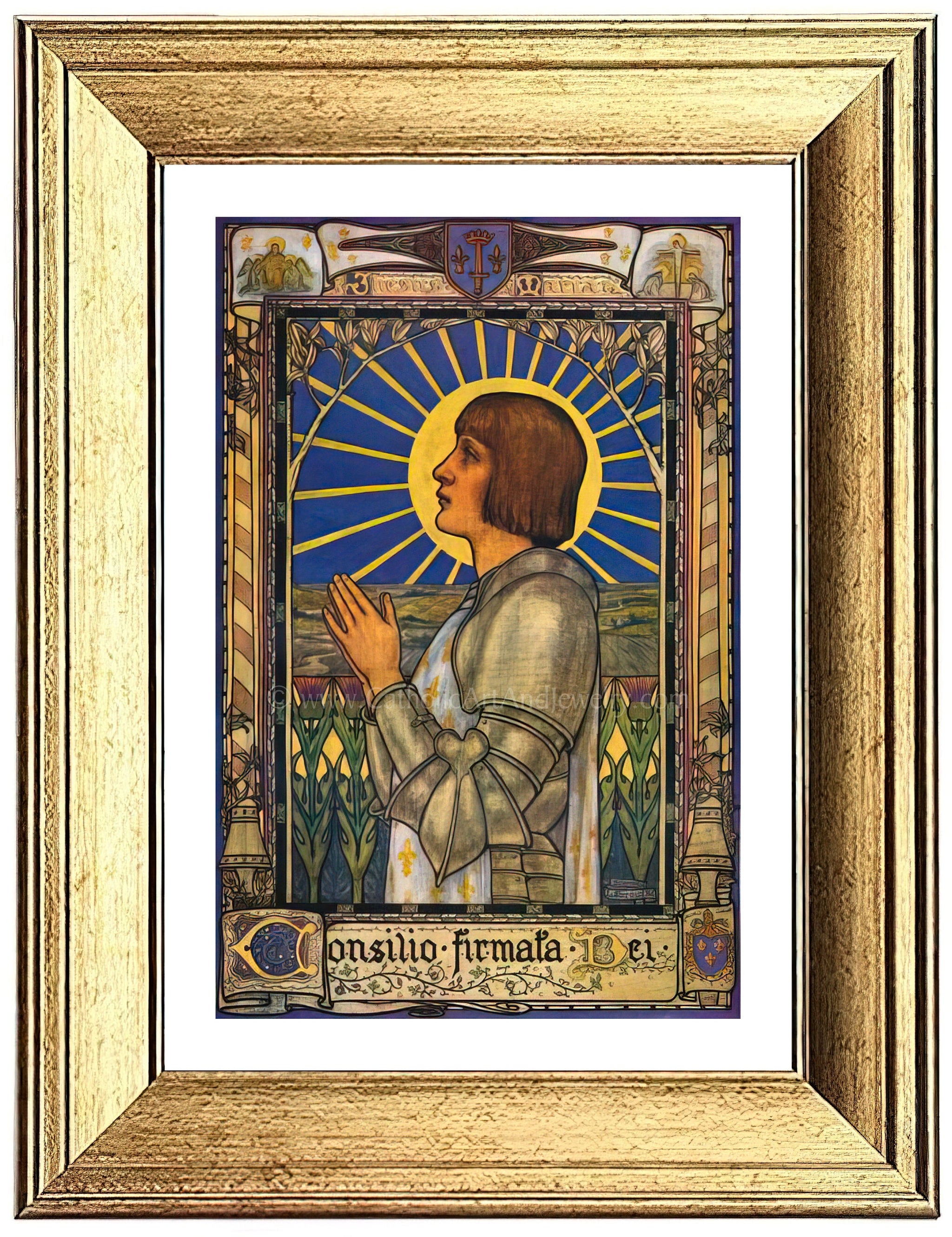 Joan of Arc – by Jeanne Antoinette Labrousse – Catholic Art and Jewelry