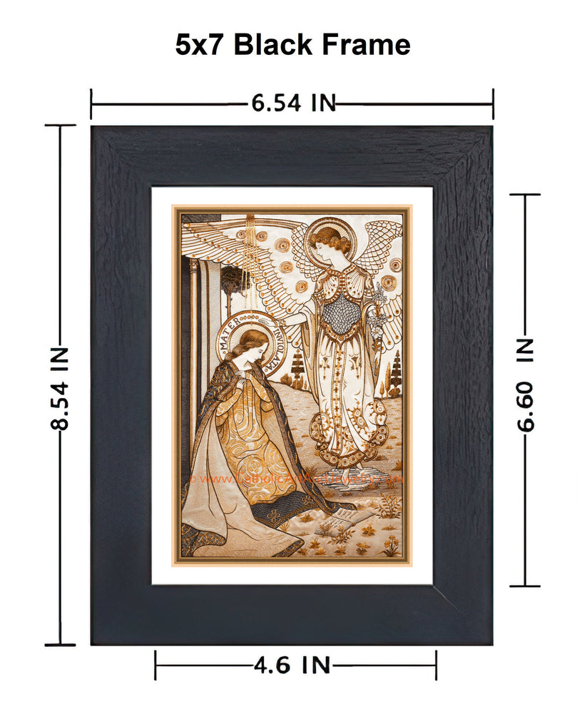 The Annunciation – Mater Inviolata – Embroideries – Vintage Catholic A ...