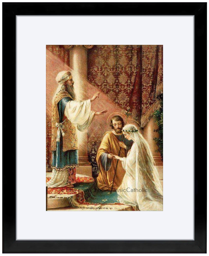 Wedding of Joseph and Mary – 3 Sizes – Wedding Gift/Anniversary Gift ...
