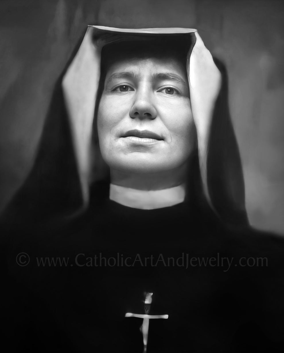 St. Faustina – Exclusive Photo – 3 sizes – Catholic Art Print – Archiv ...