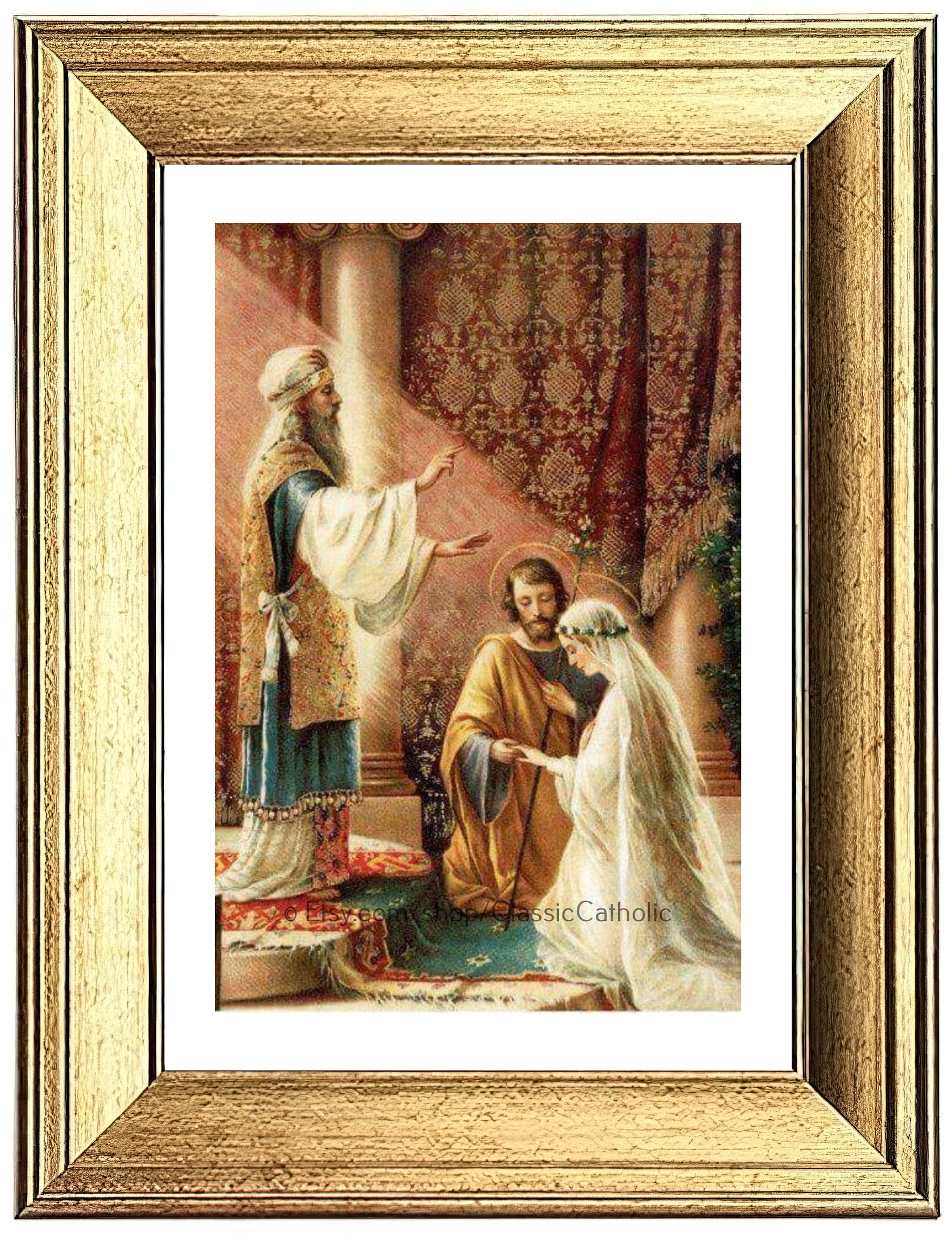 Wedding of Joseph and Mary – 3 Sizes – Wedding Gift/Anniversary Gift ...