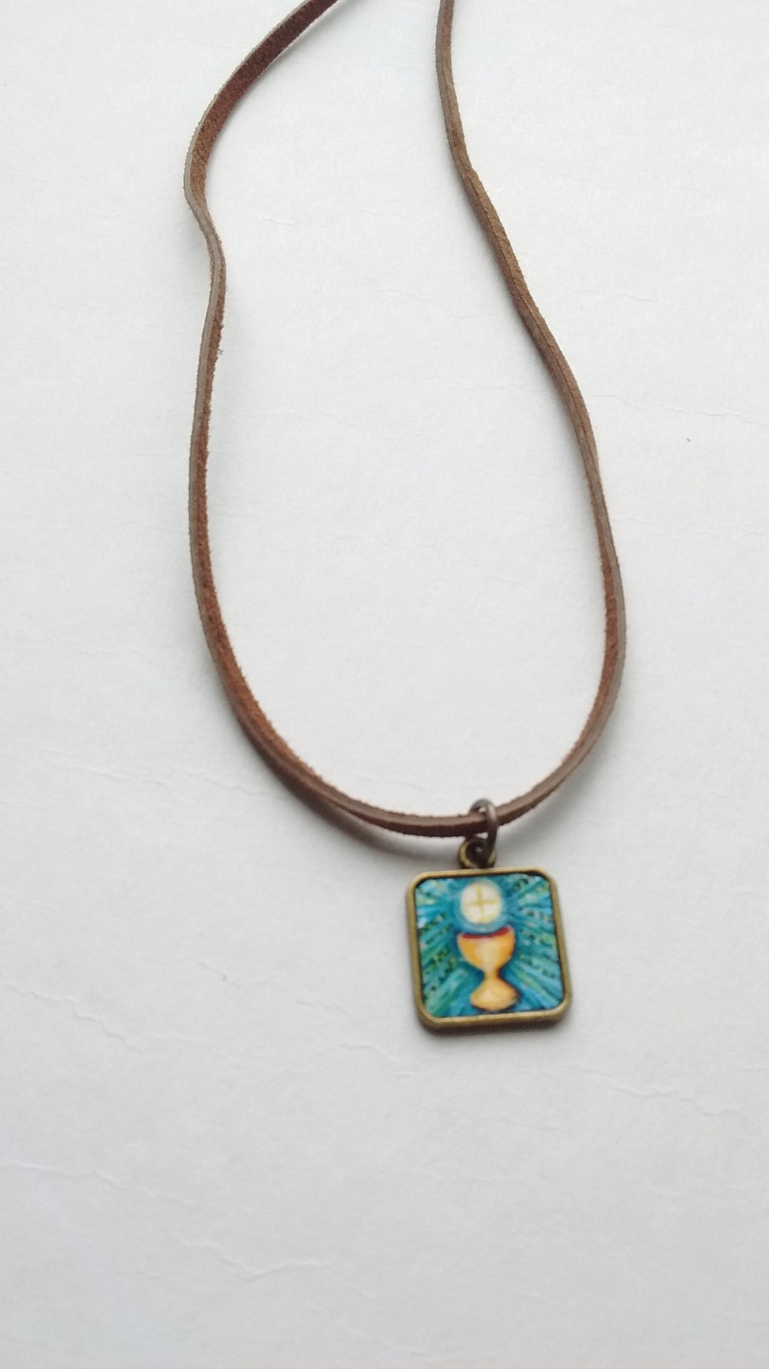 First Communion Eucharist Medal – Catholic Art and Jewelry